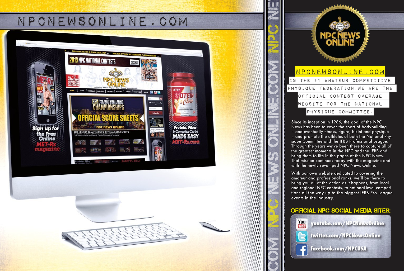 NPC News Online in the MET-Rx Magazine - NPC News Online