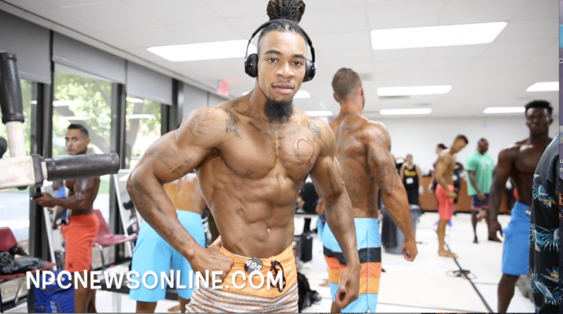 2017 NPC USA Men's Physique Backstage Video - NPC News Online