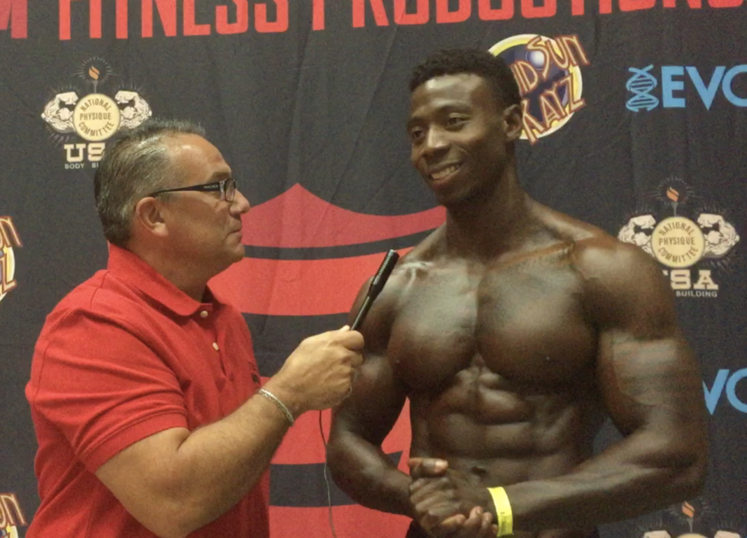 2017 IFBB Golden State Winner IFBB Men's Physique Winner Kyron Holden ...