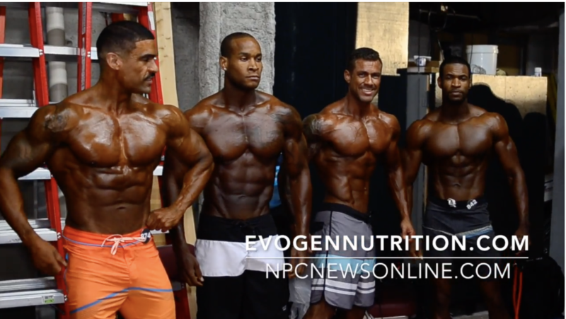 2017 NPC Nationals Men's Physique Backstage Part 4 Video - NPC News Online