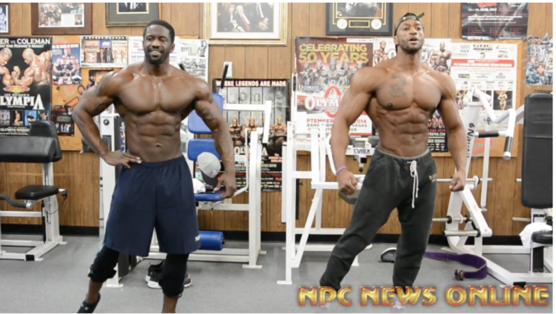 IFBB Pro's Ray Edmonds & George Brown Posing A Week Out From The 2018 ...