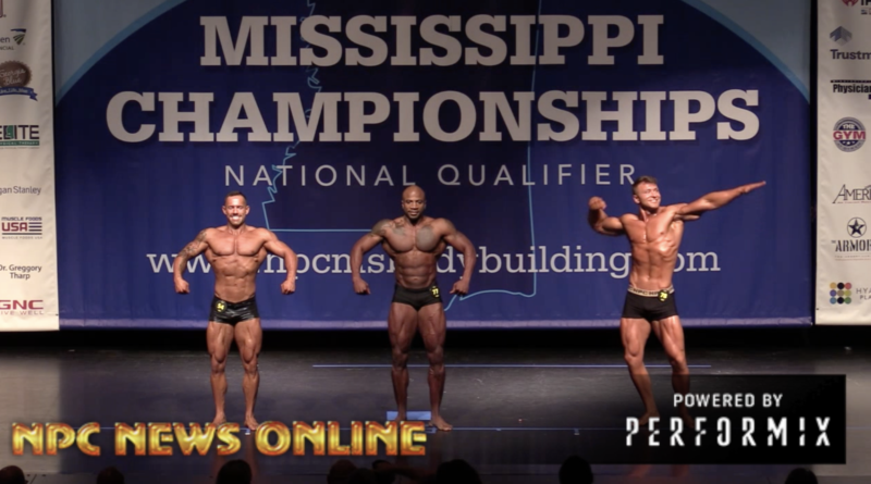 2018 NPC Mississippi Championships Men's Classic Physique Overall Video ...
