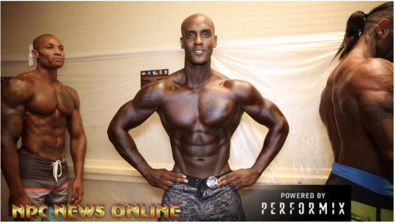 2018 NPC North American Championships Men's Physique "H" Backstage ...