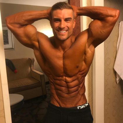 IFBB Men's Physique Competitor Ryan Terry Used Pro Tan Before Hitting ...