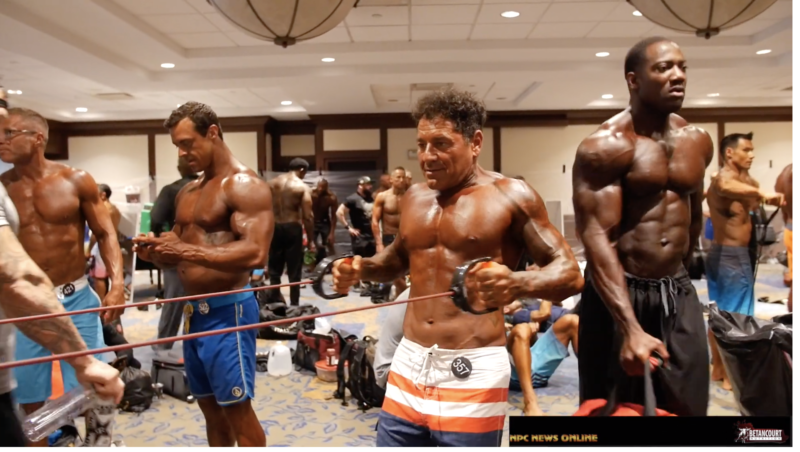 2019 NPC Teen Collegiate & Masters Nationals Men's Physique Backstage ...