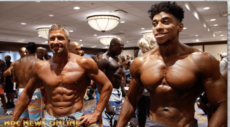2019 NPC North American Championships Men's Physique Backstage Pt.1 ...