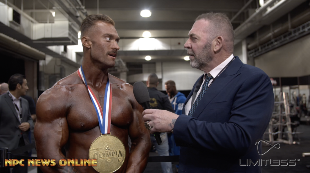 2019 Classic Physique Olympia Winner Chris Bumstead Victory Interview ...