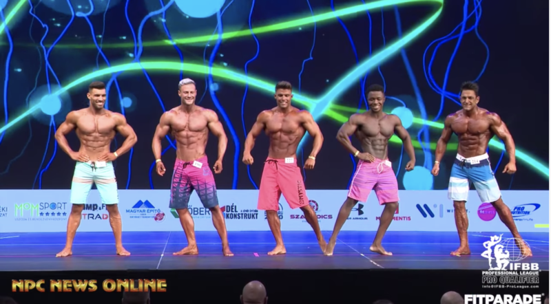 Fitparade Classic IFBB Pro Qualifier 2019 Mens Physique Up to 180 cm ...