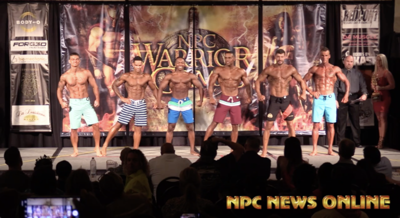 2019 NPC Warrior Games Men's Physique Finals Video - NPC News Online