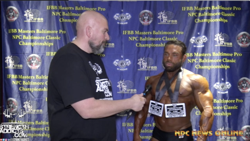 2019 IFBB Baltimore Classic Masters Pro Men's Classic Physique Winner ...