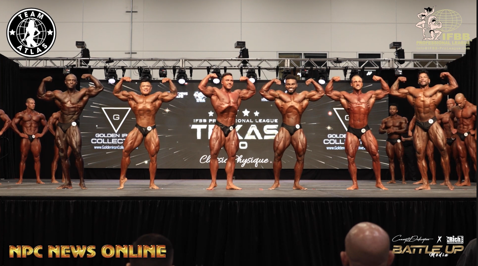 2022 IFBB Texas Pro Classic Physique Prejudging Comparisons Video - NPC News Online