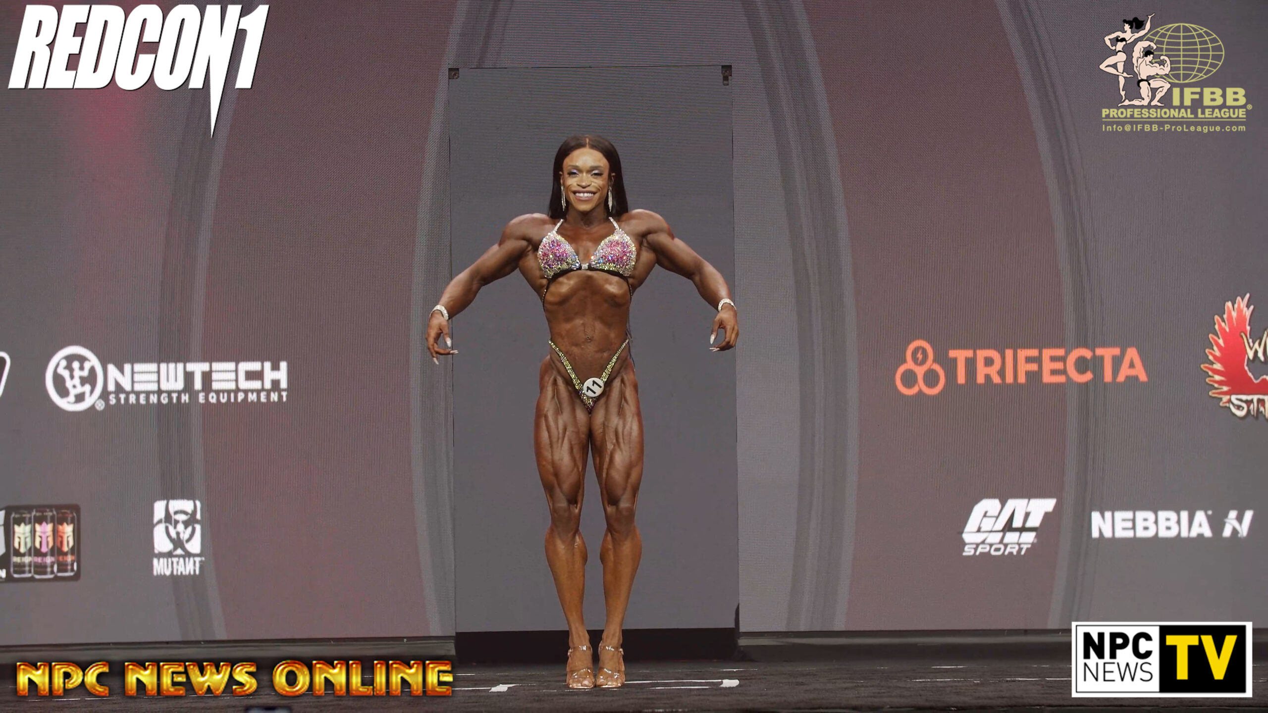 2023 IFBB Pro League Figure Olympia Lola Montez Finals Posing Routine 4K Video - NPC News Online