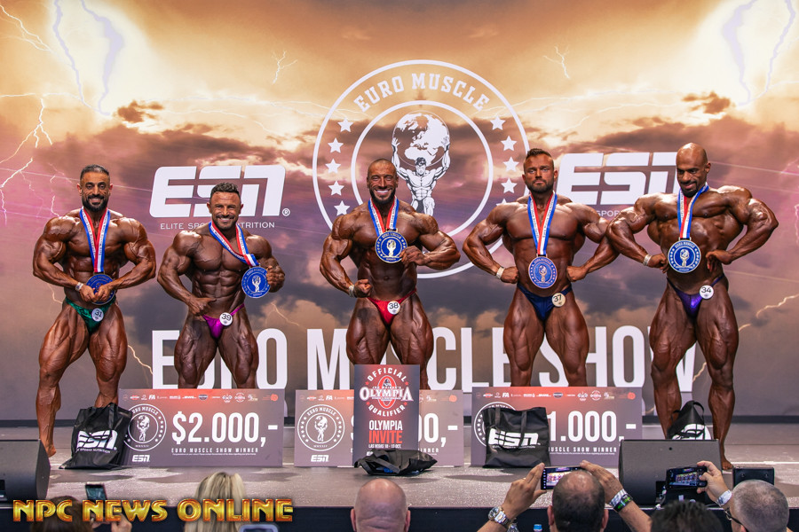 2024 IFBB Euro Muscle Show Pro Day Two Contest Photos - NPC News Online