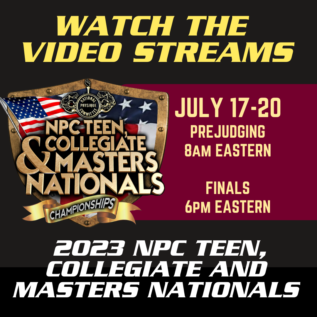 2024 NPC Teen, Collegiate & Masters Day One Live Stream - NPC News Online