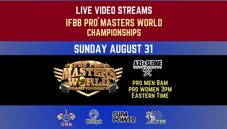 2025 IFBB Masters World Pro Live Stream - NPC News Online