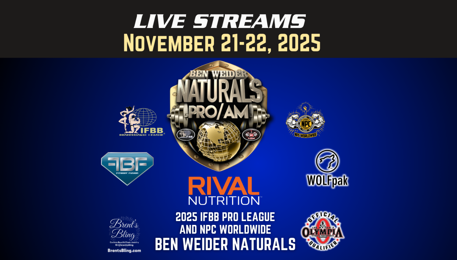 2025 NPC/IFBB Ben Weider Naturals Pro/Am Friday Livestream - NPC News ...