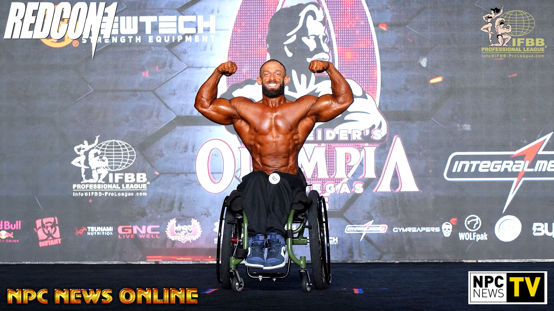 2025 IFBB Pro League Wheelchair Olympia 4th Place Josue Fabiano ...